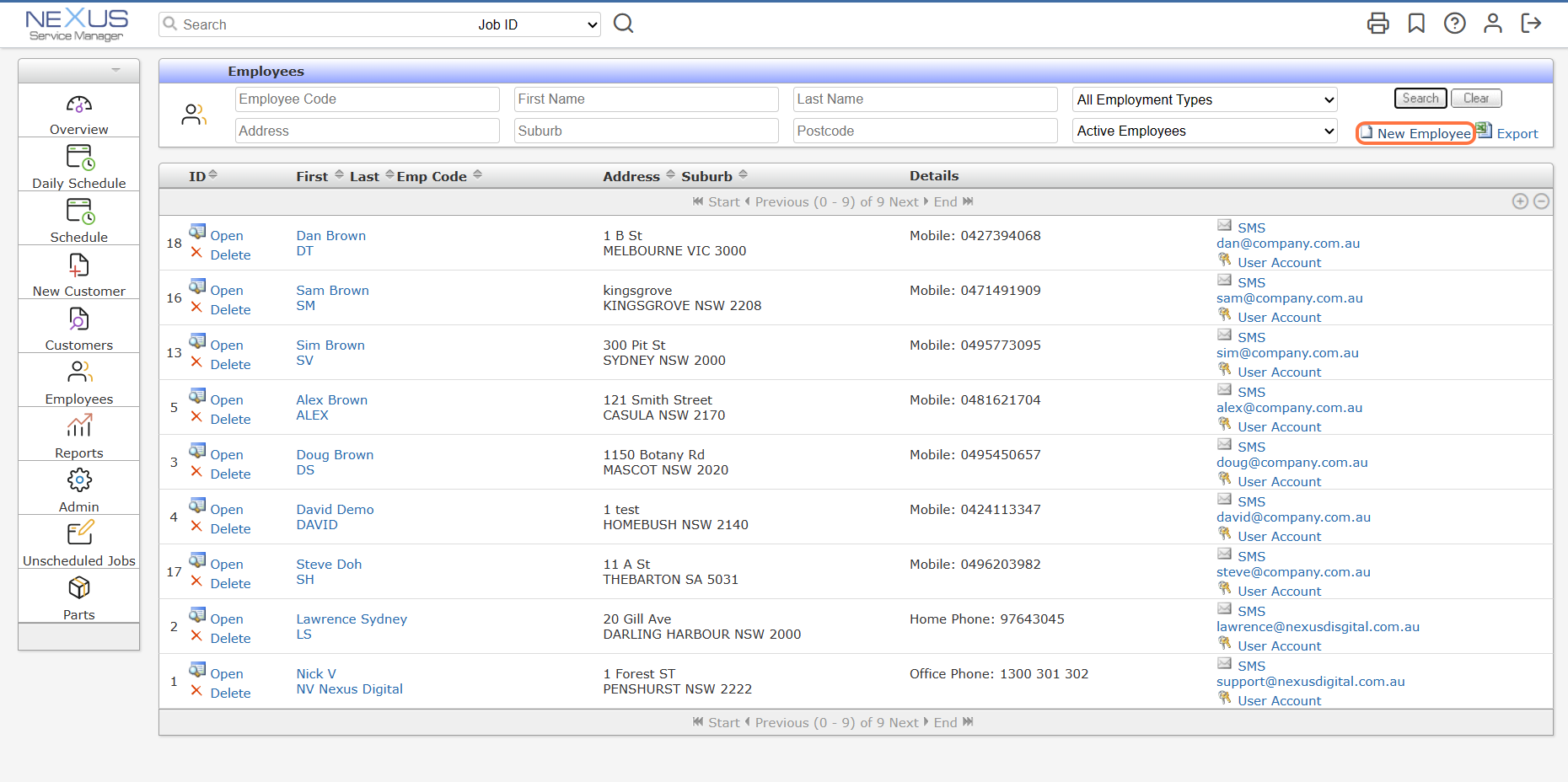 How to add a new employee - Help Documentation