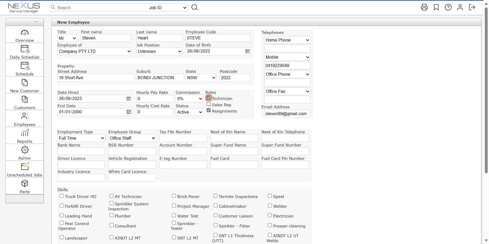How to add a new employee - Help Documentation