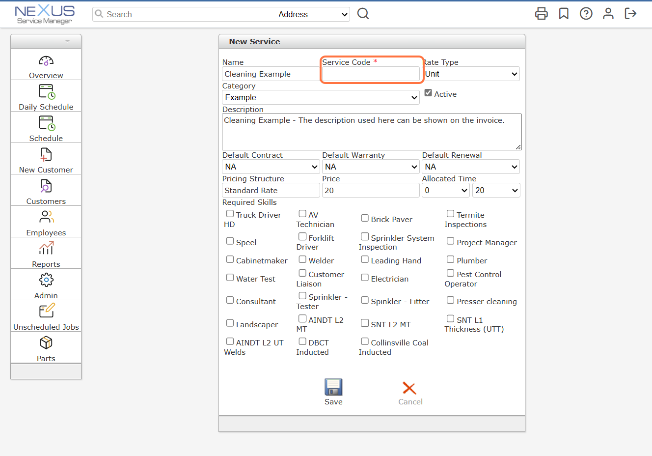 How to add a new service - Help Documentation
