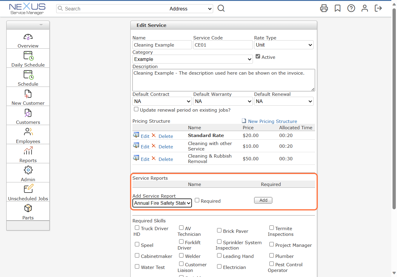 How to add a new service - Help Documentation