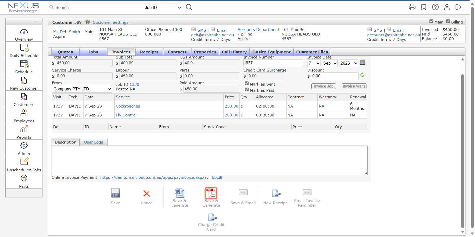How to edit an existing invoice - Help Documentation