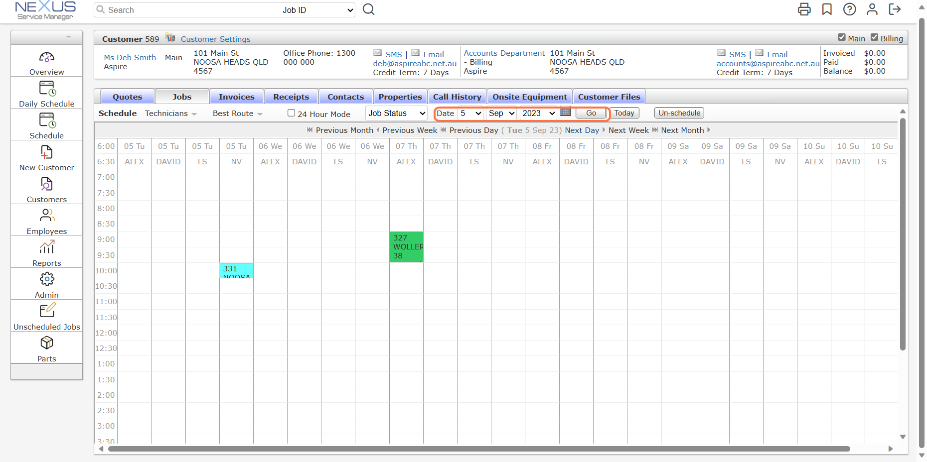 Create and schedule a new job - Help Documentation